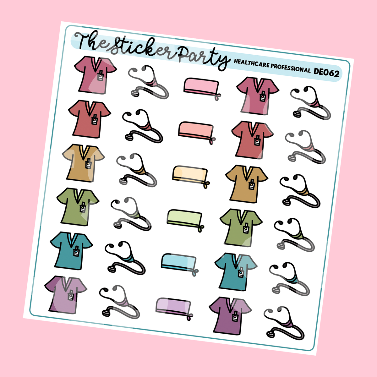 Healthcare Professional Planner Stickers Nurse Doctor – The Sticker Party