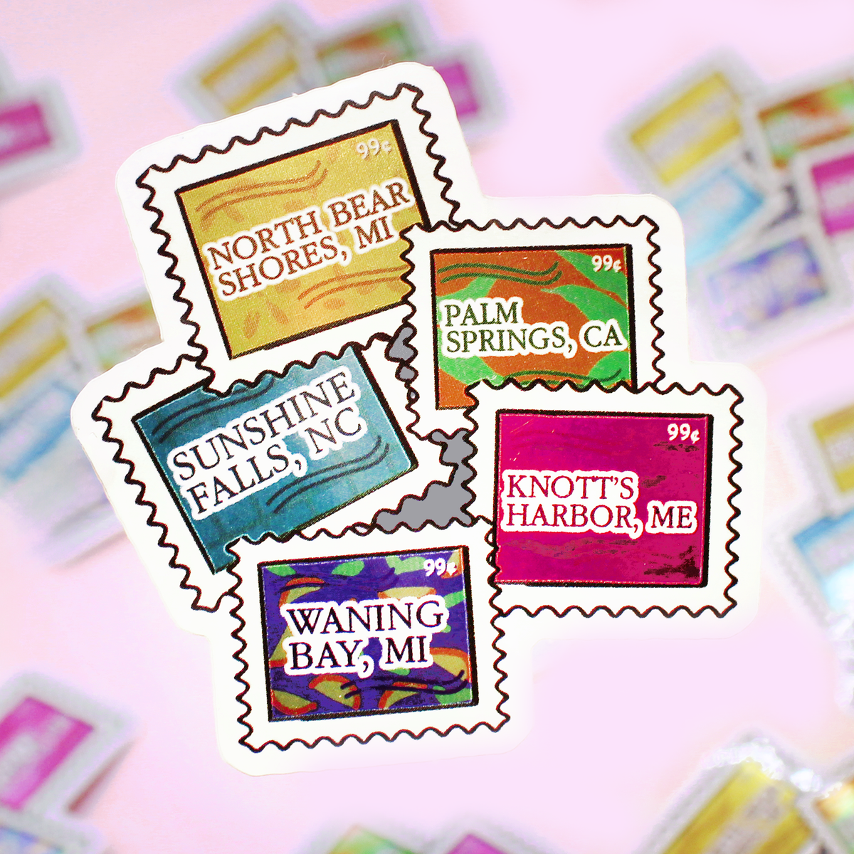 Emily Henry Places Die Cut Sticker – The Sticker Party