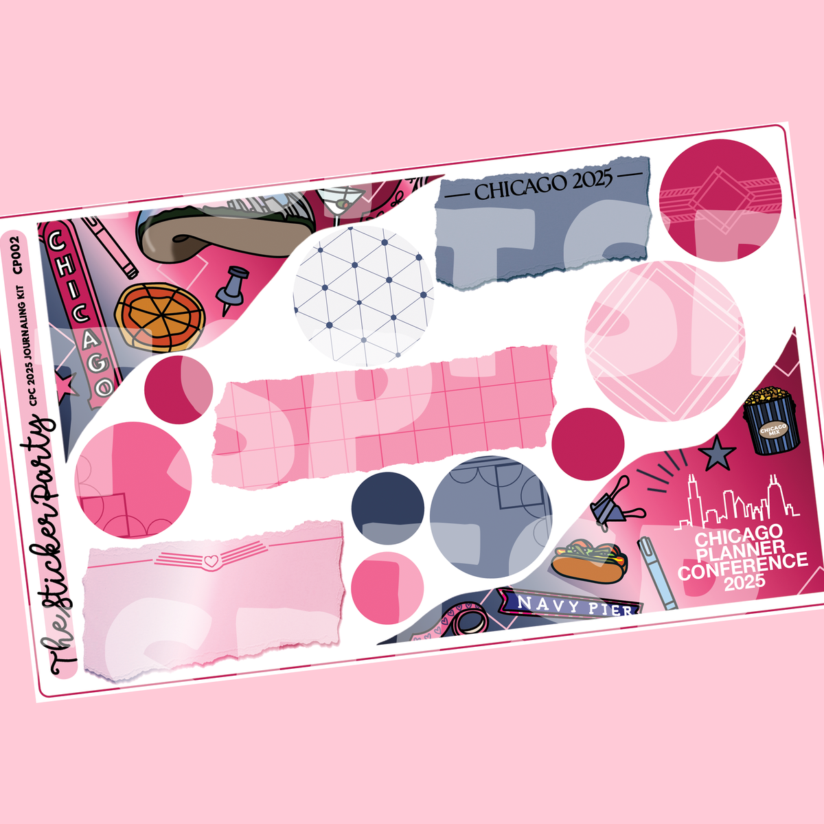 CPC 2025 JOURNALING KIT Sticker Sheet | Chicago Planner Conference ...