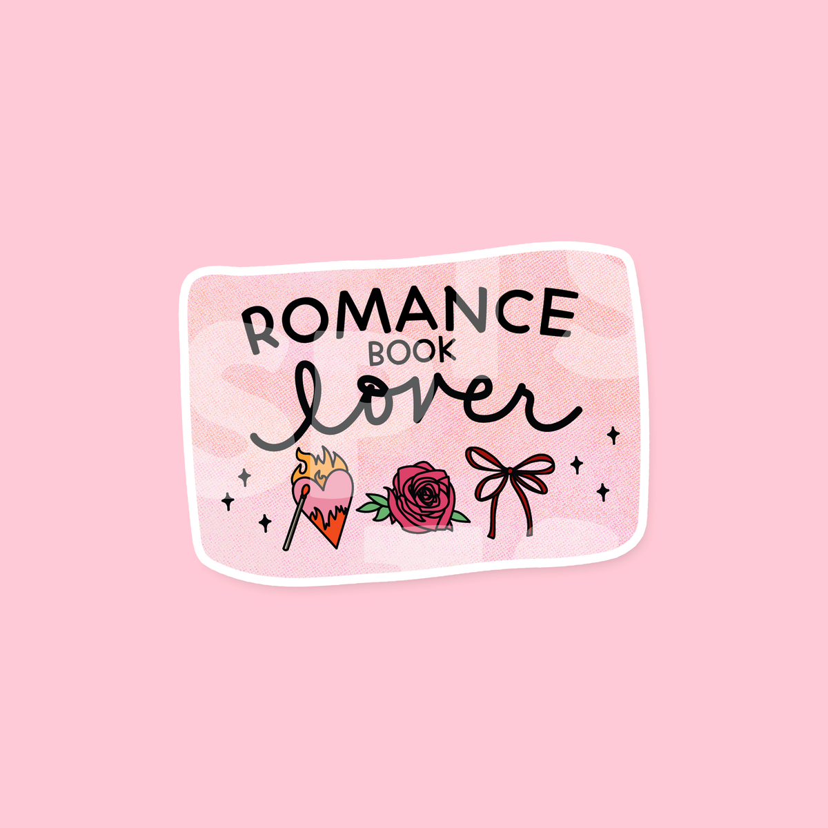 Romance Book Lover Die Cut Sticker – The Sticker Party