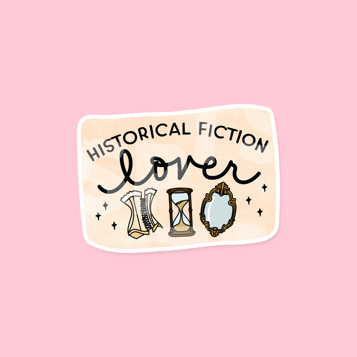 Historical Fiction Book Lover Die Cut Sticker – The Sticker Party