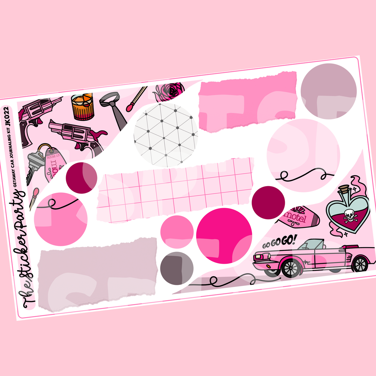 Getaway Car Journaling Sticker Kit – The Sticker Party
