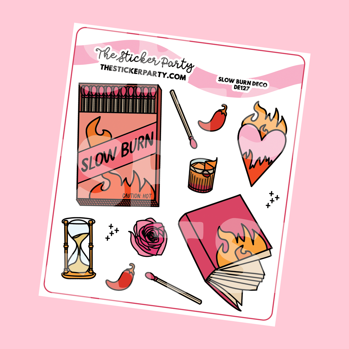 Slow Burn Planner Stickers – The Sticker Party