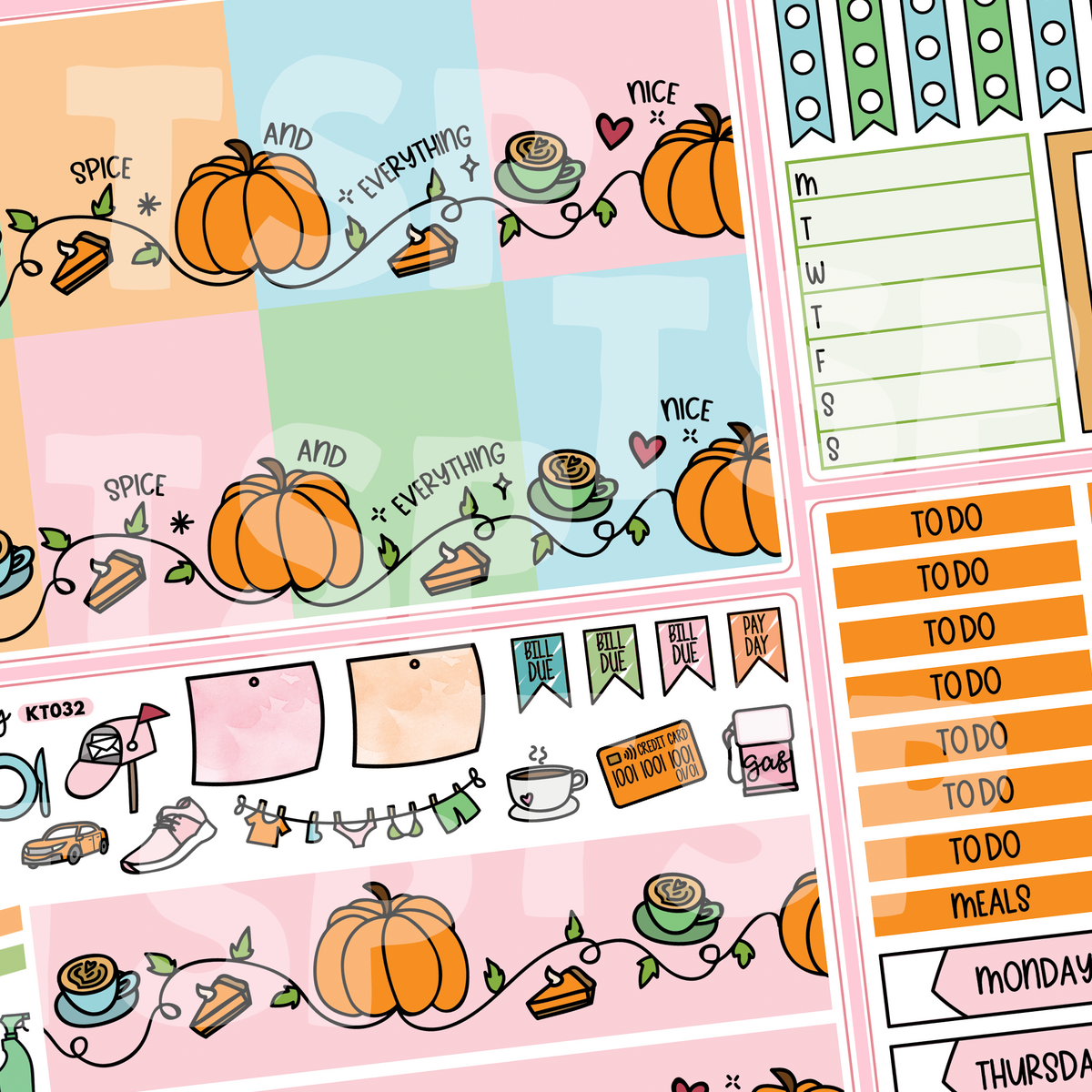 Pink Pumpkin Kit in Standard Vertical Sizing – The Sticker Party