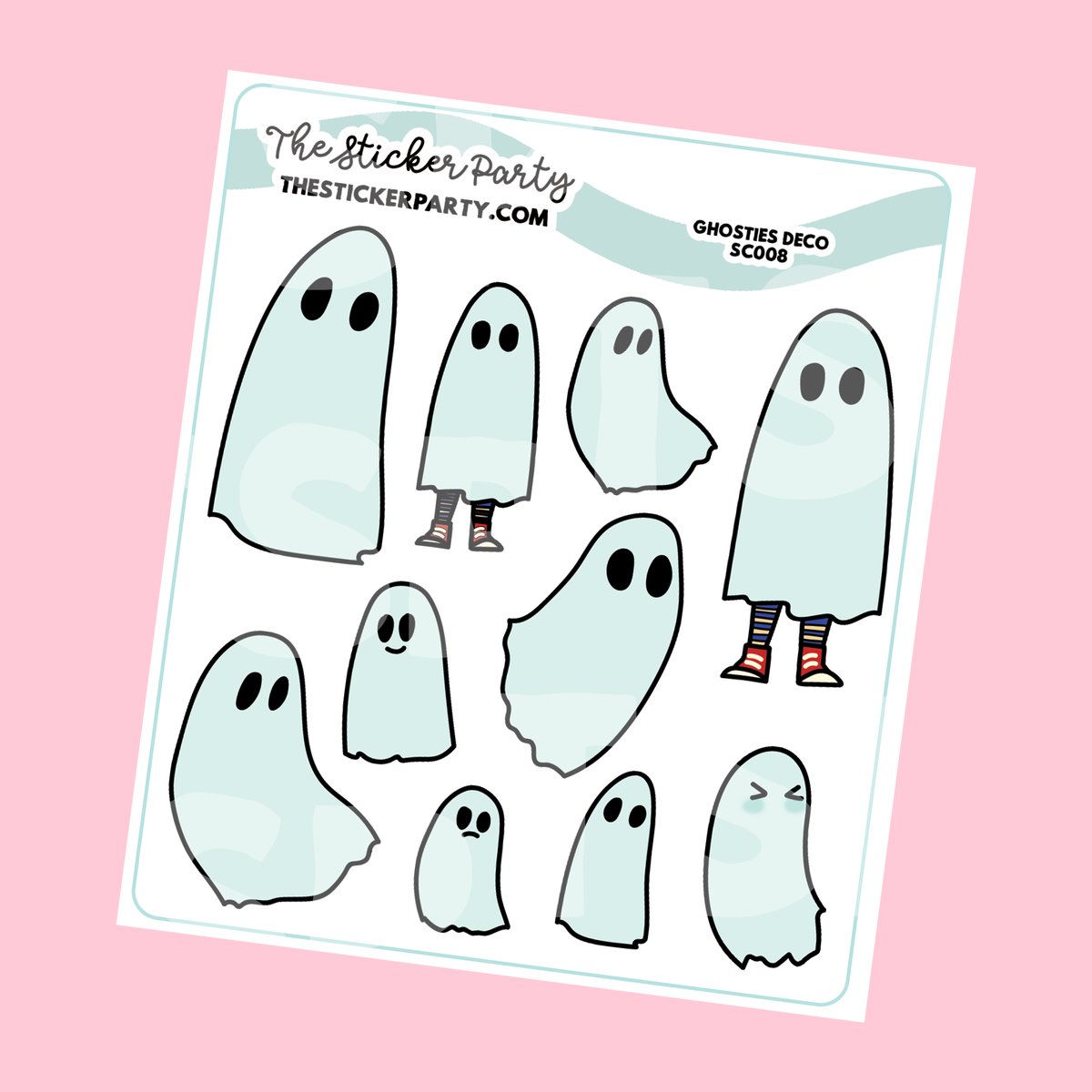 Ghosties Deco Planner Stickers – The Sticker Party
