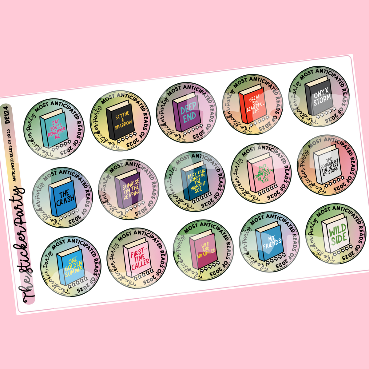 Most Anticipated Books of 2025 Reading Challenge Planner Stickers – The ...