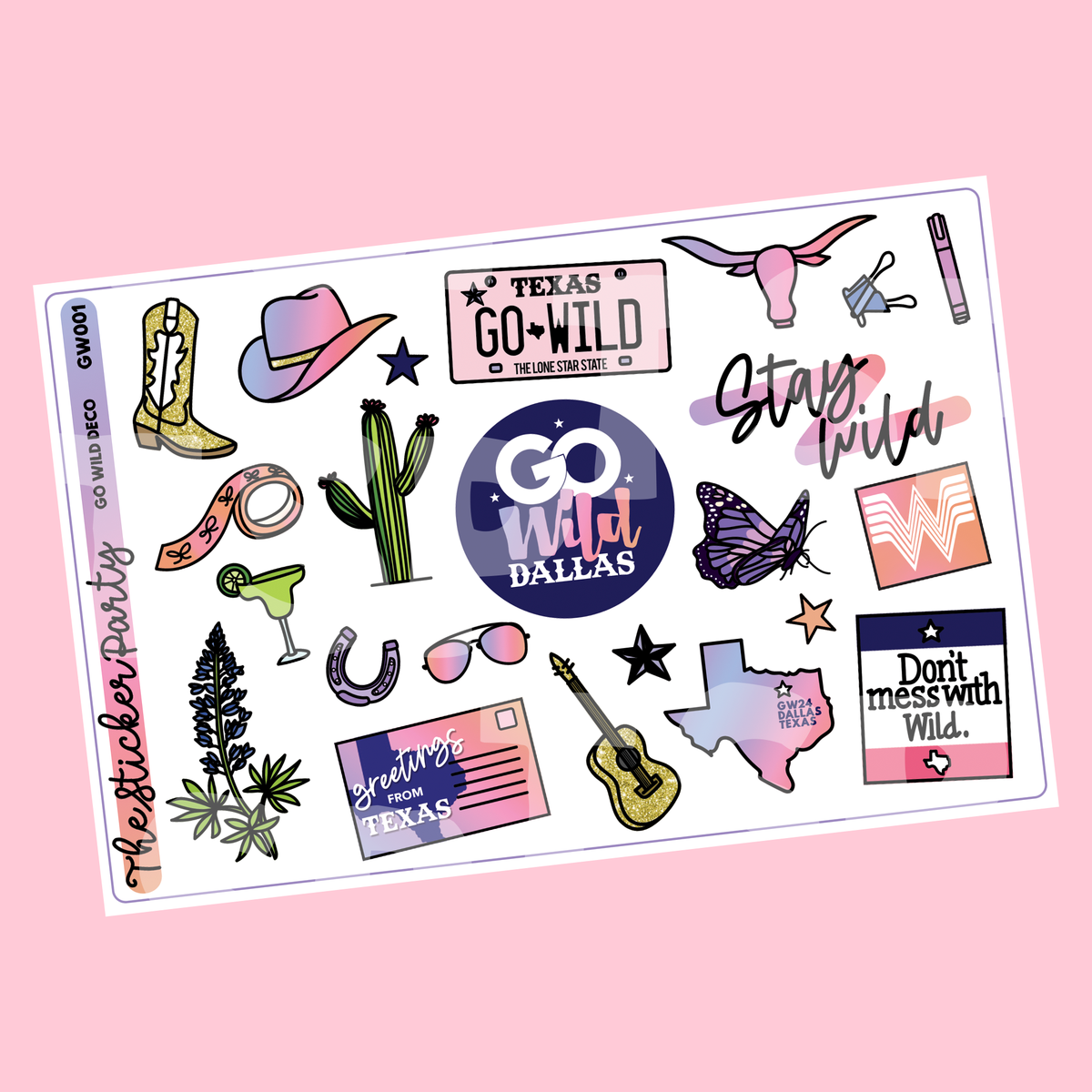 GO Wild 2024 DECO Sticker Sheet | GO Wild 2024 Dallas GW 2024 – The ...