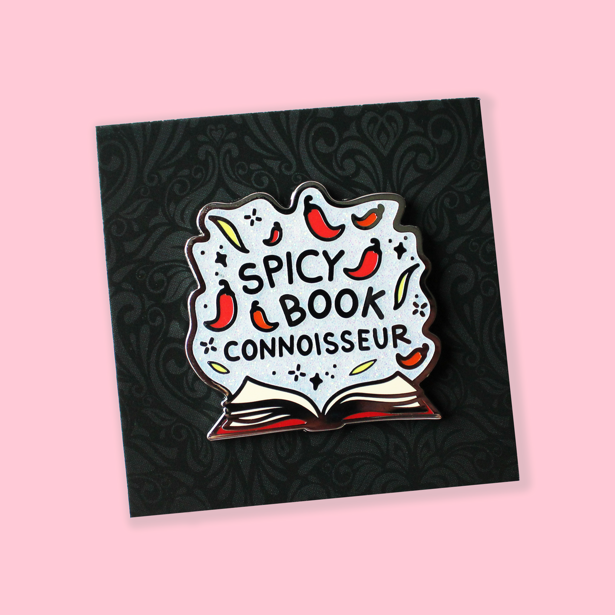 Spicy Book Connoisseur Pin | Collab with The Midnight Bookshelf – The ...