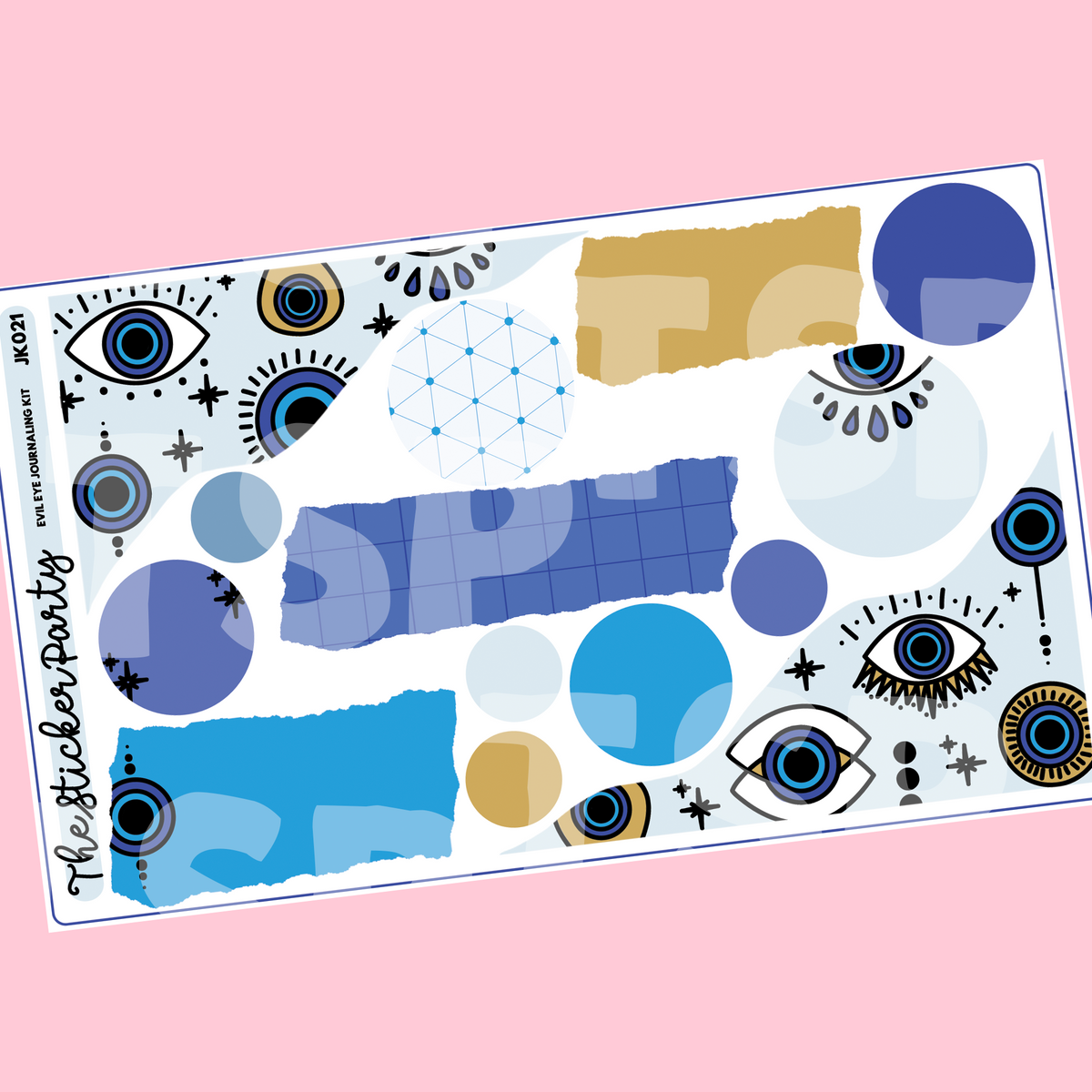 Evil Eye Journaling Sticker Kit – The Sticker Party