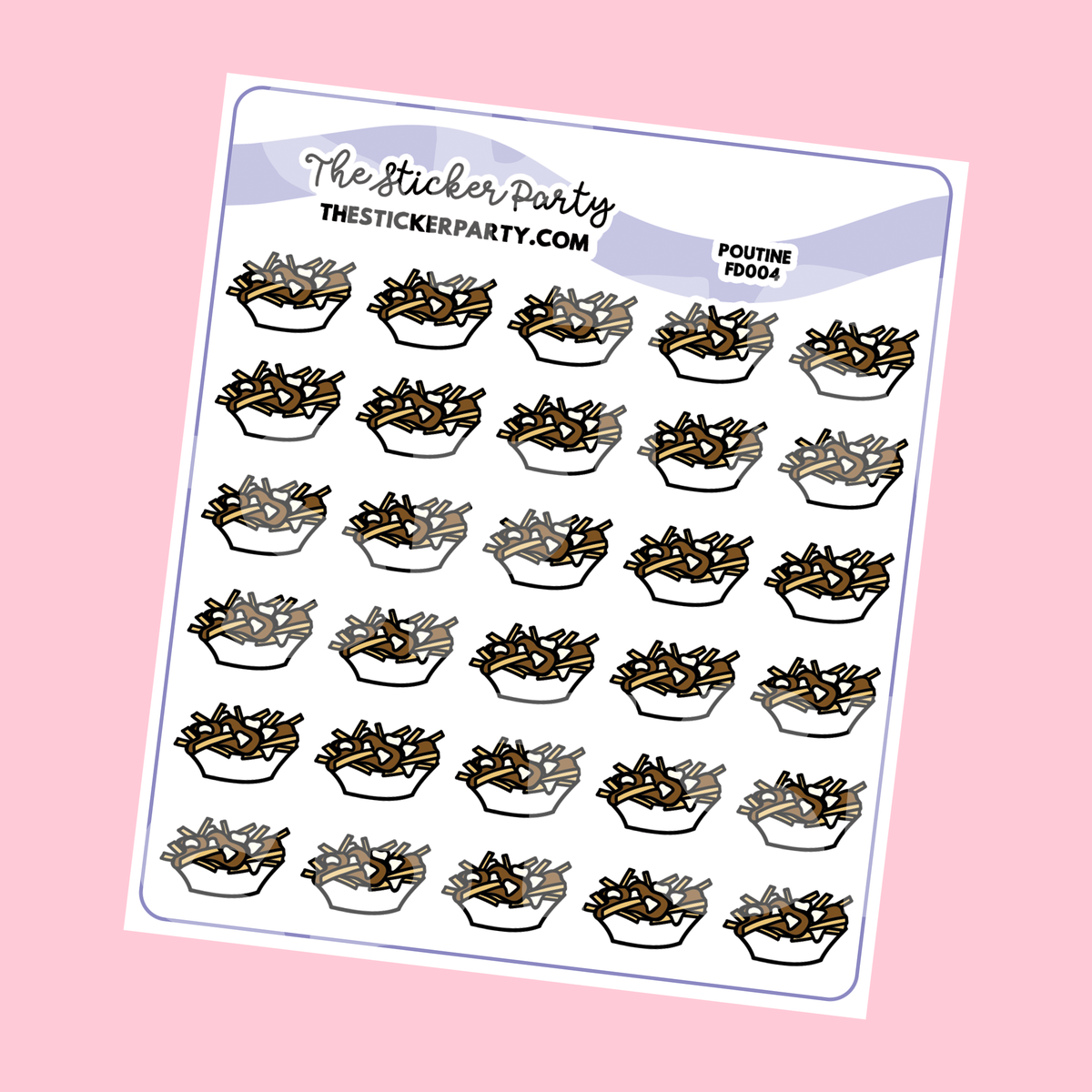 Poutine Planner Stickers – The Sticker Party