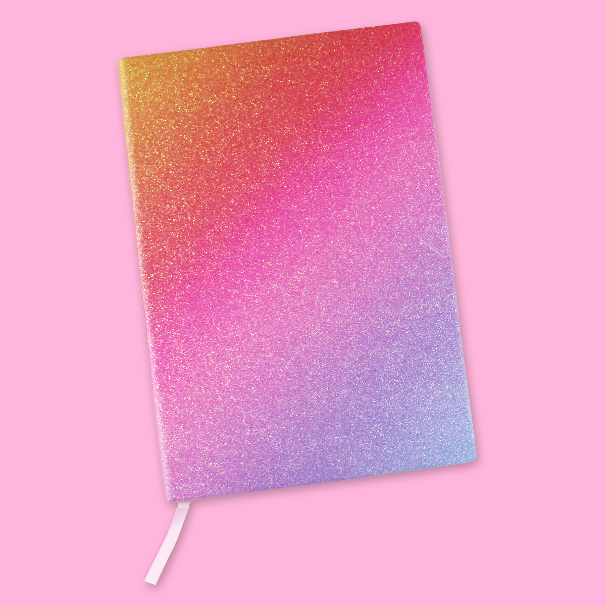 Sunset Glitter A5 Grid Notebook – The Sticker Party