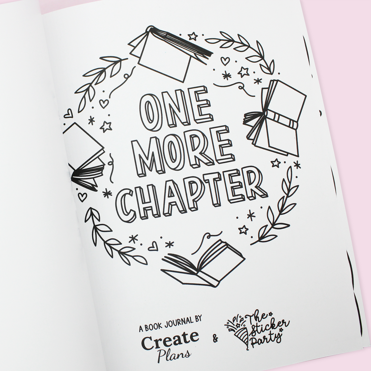 One More Chapter Book Journal Collab with Create Plans – The Sticker Party