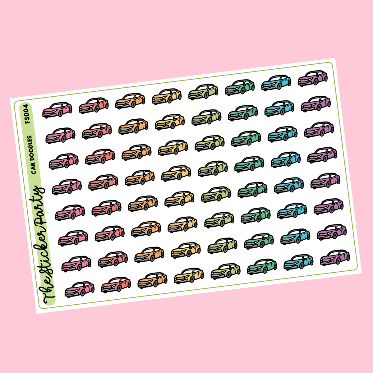 Car Planner Stickers | Car Maintenance Insurance Payments – The Sticker ...