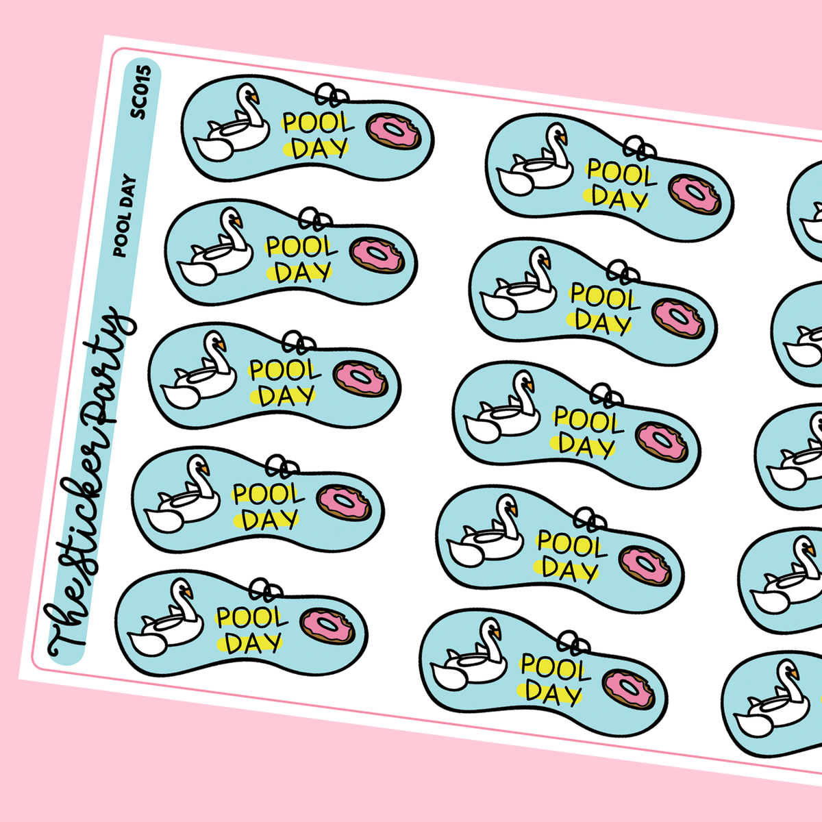 Pool Day Planner Stickers – The Sticker Party