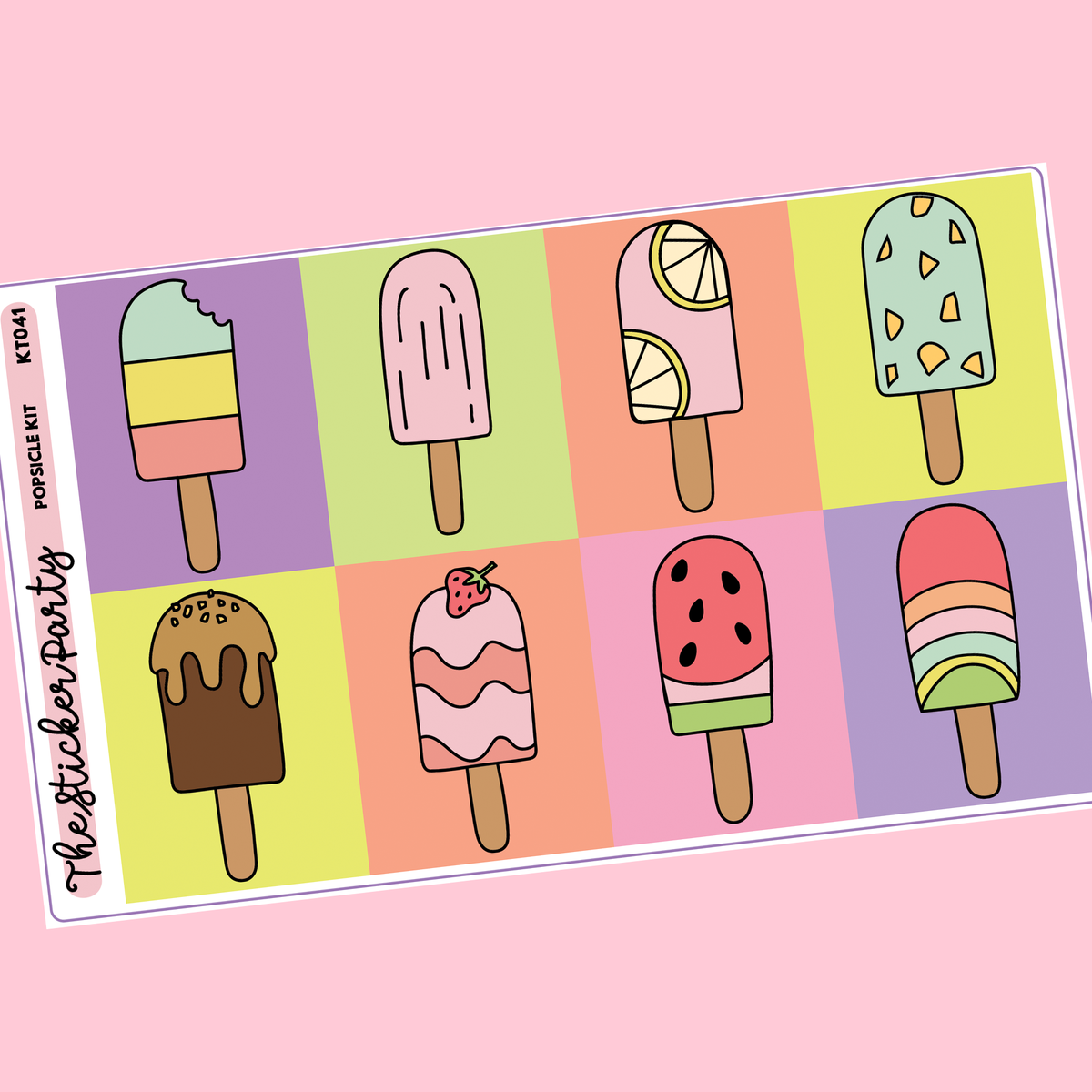 Popsicle Kit in Standard Vertical Sizing – The Sticker Party