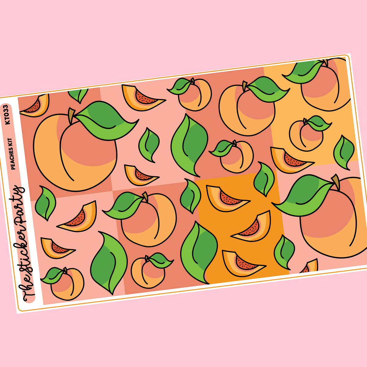 Peaches Kit in Standard Vertical Sizing – The Sticker Party