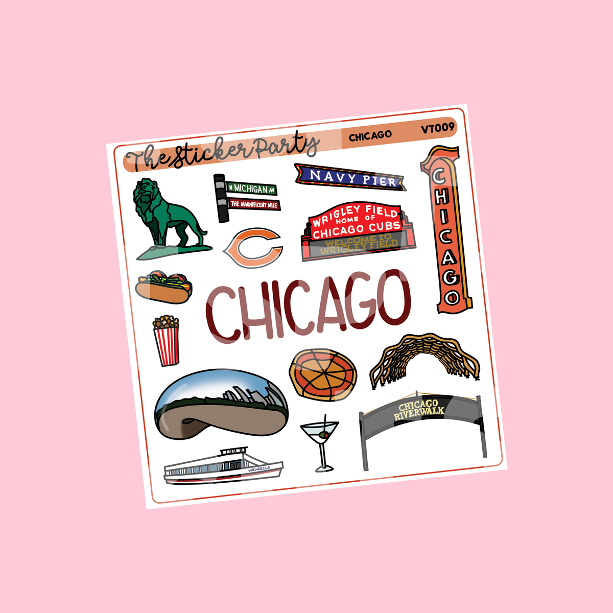 Chicago Planner Stickers – The Sticker Party