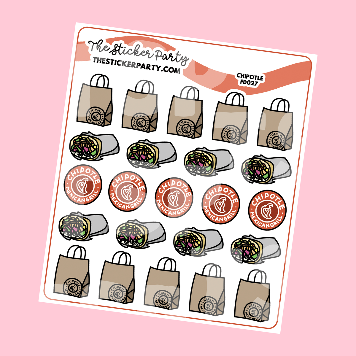 Chipolte Planner Stickers Chip*tle – The Sticker Party