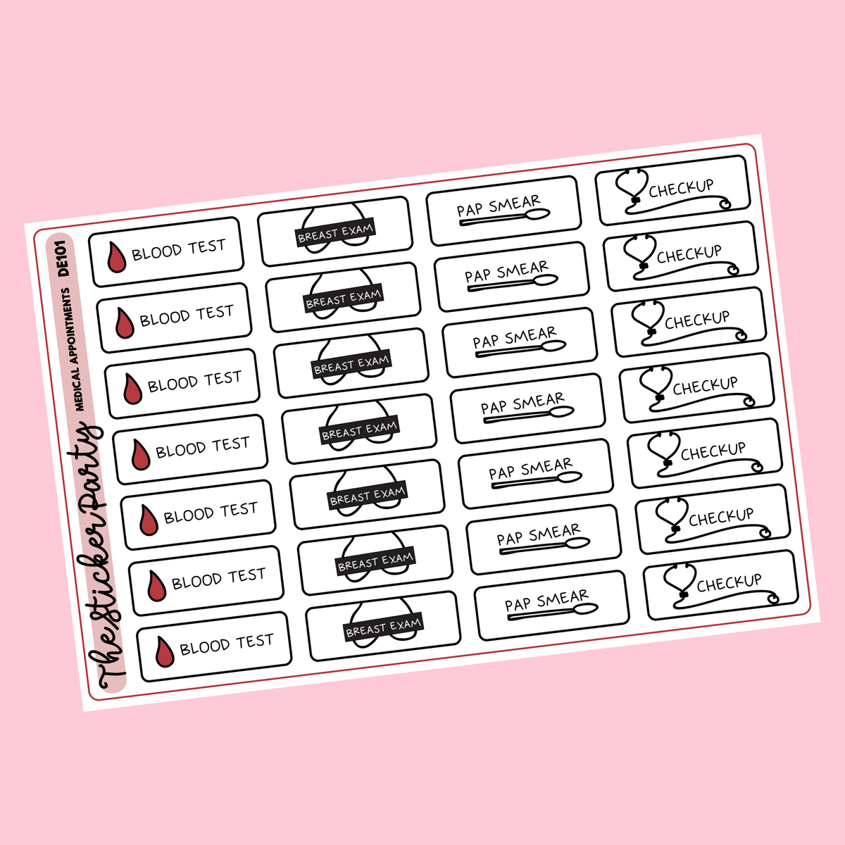 Medical Appointment Planner Stickers – The Sticker Party