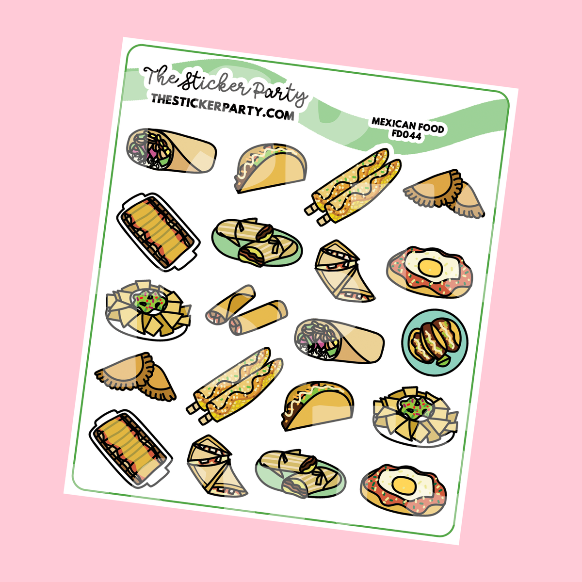 Mexican Food Planner Stickers – The Sticker Party