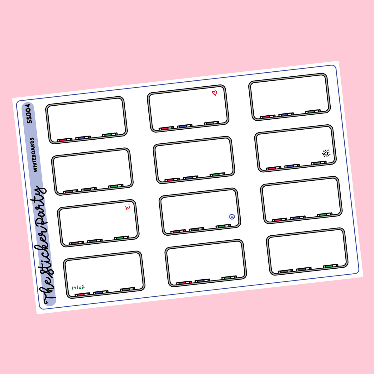 Whiteboard Planner Stickers – The Sticker Party