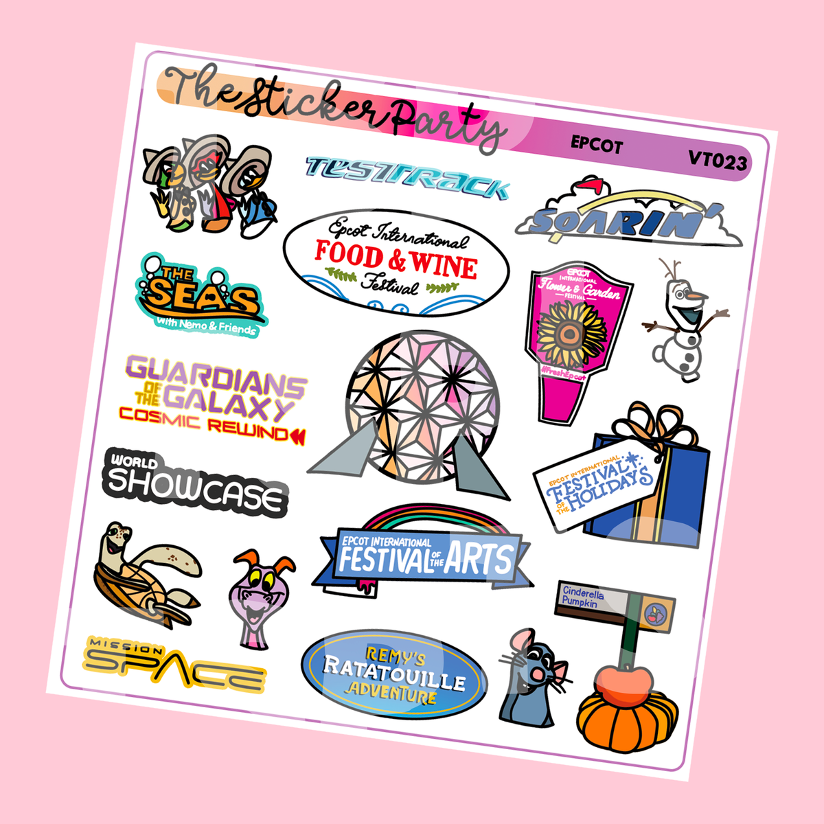E*cot Planner Stickers WDW Planner Stickers – The Sticker Party