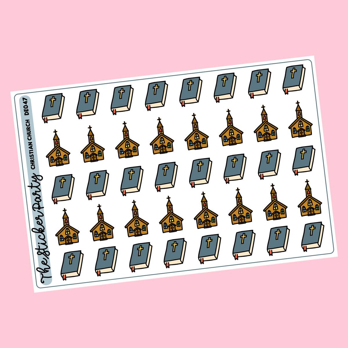 Christian Church Planner Stickers – The Sticker Party