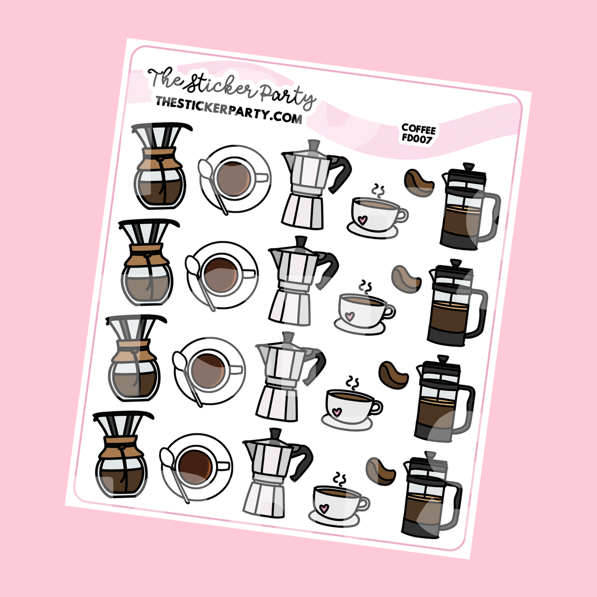 Coffee Planner Stickers | Coffee Mug Stickers, Frappuccino Stickers ...