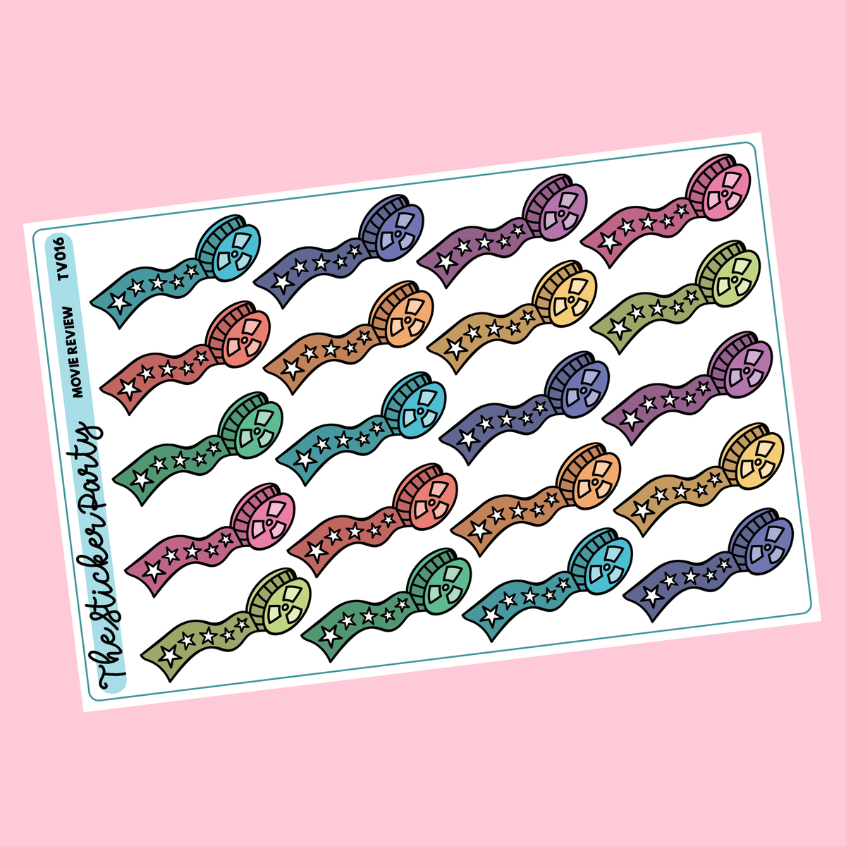 Movie Review/Movie Ratings Planner Stickers – The Sticker Party