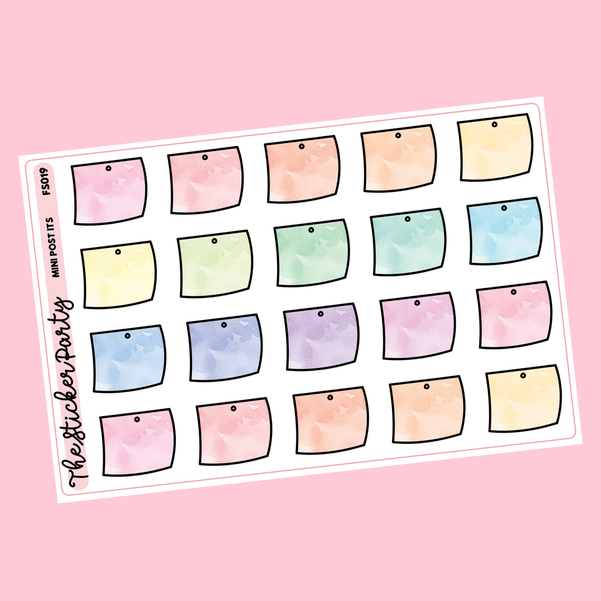 Mini Sticky Note Planner Stickers | Post-It Planner Stickers – The ...